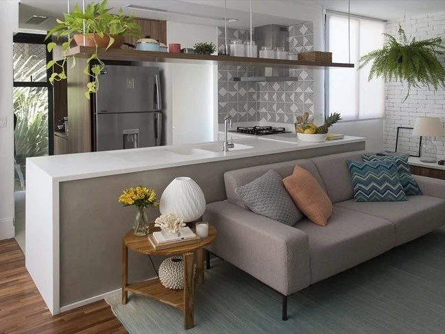 what to put behind sofa in middle of room: 96 Ideas
